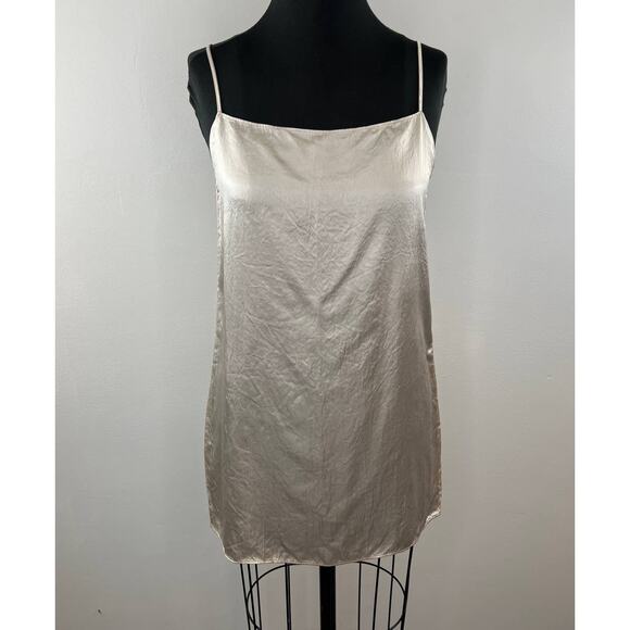 Babaton | Dresses | Aritzia Babaton Denude Cream Acetate Satin Silky ...